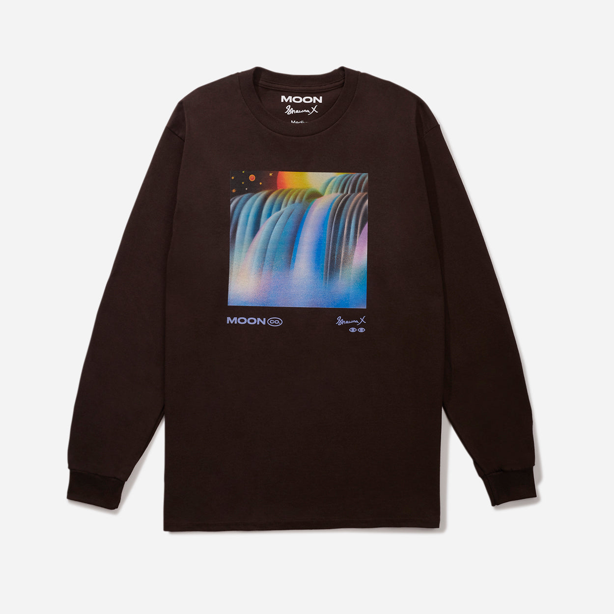Shawna X Long Sleeve - Brown – Moon Collective